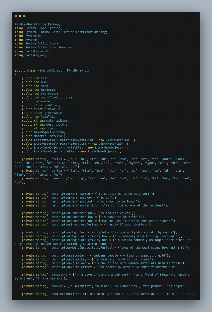 Devlog 1: Understanding and Creating Procedural Generation – lunalane